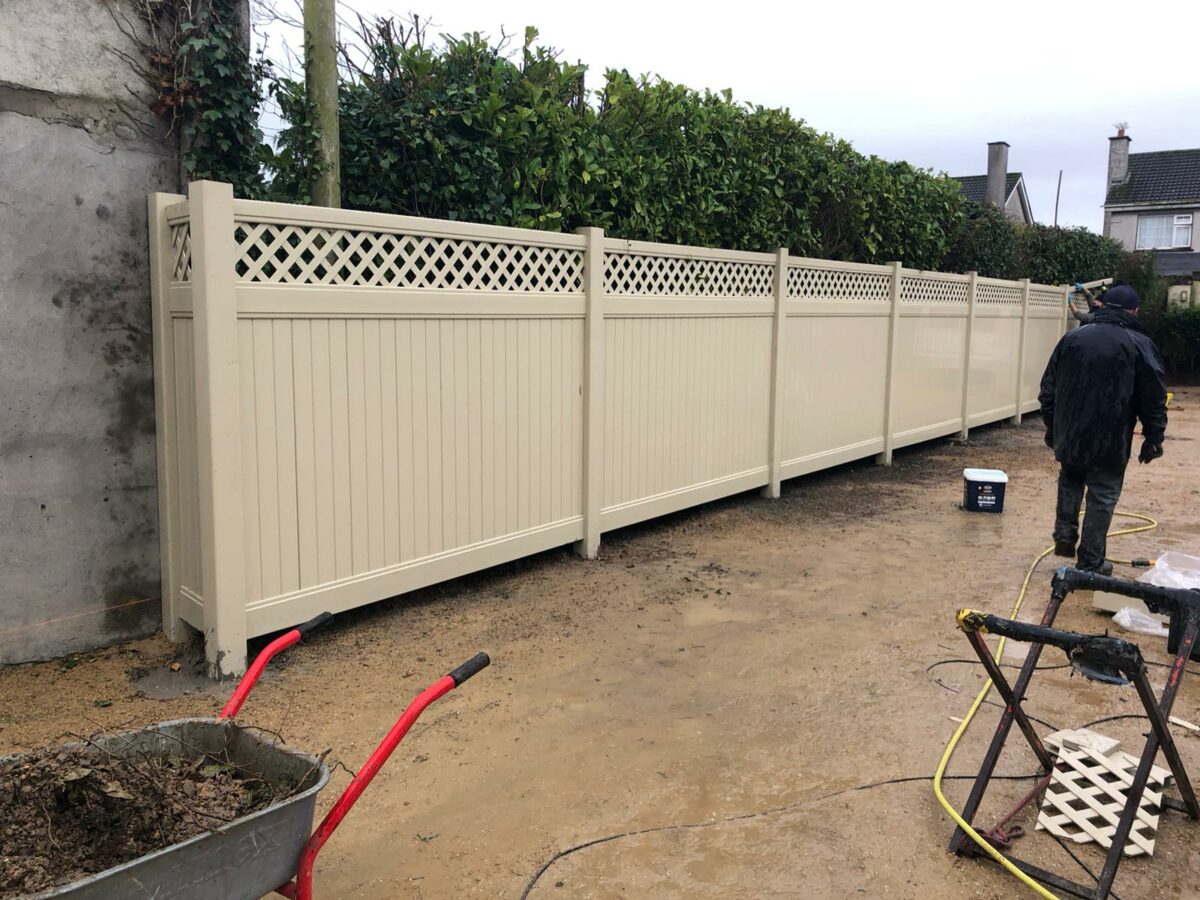 Fencing Installation Services Dublin - Wooden Fencing, PVC Fencing